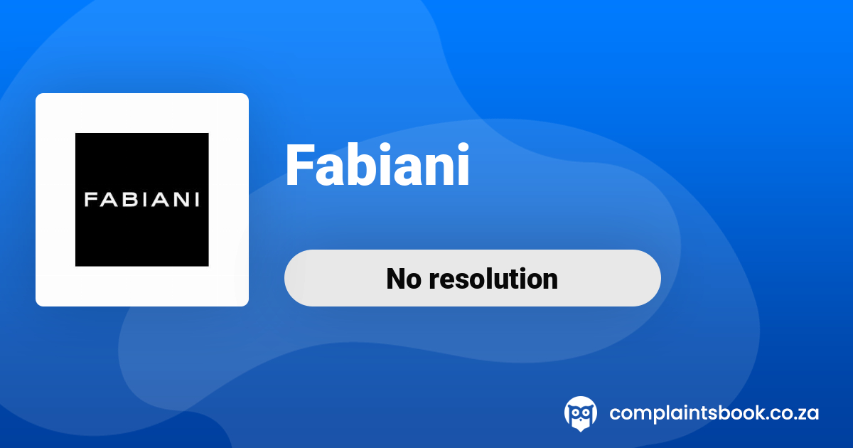Fabiani - Wrong number captured