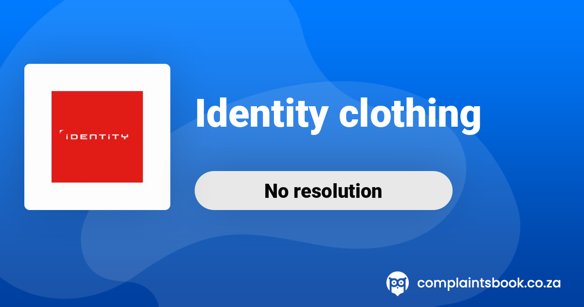Complaint: Identity clothing - Rude and inappropriate address by ...